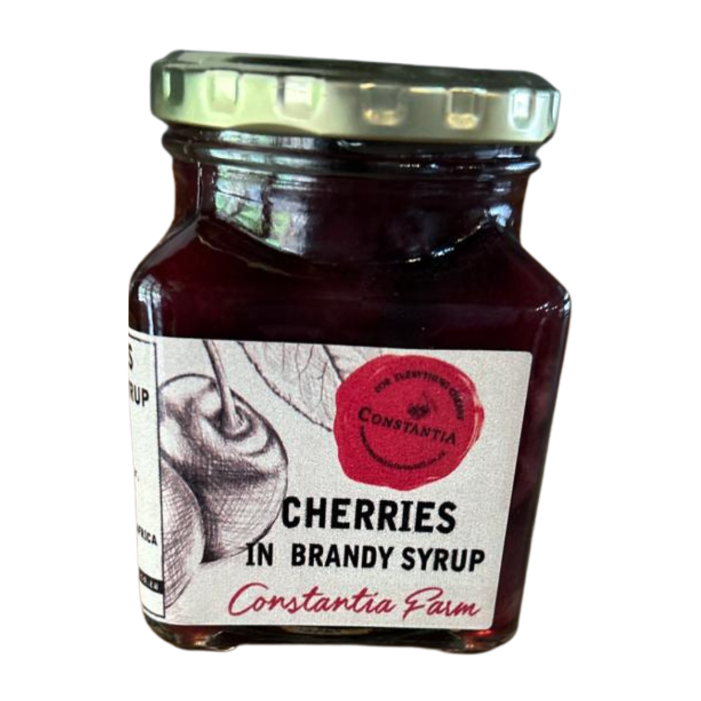 Cherries in Brandy Syrup (260ml) - Constantia Cherry Farm Stall