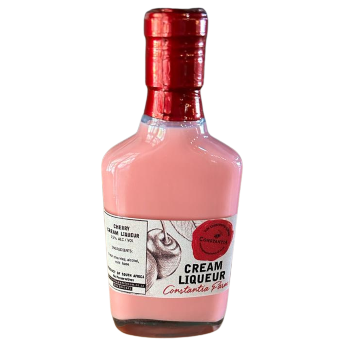 Pink Cream Liqueur (750ml) - Constantia Cherry Farm Stall